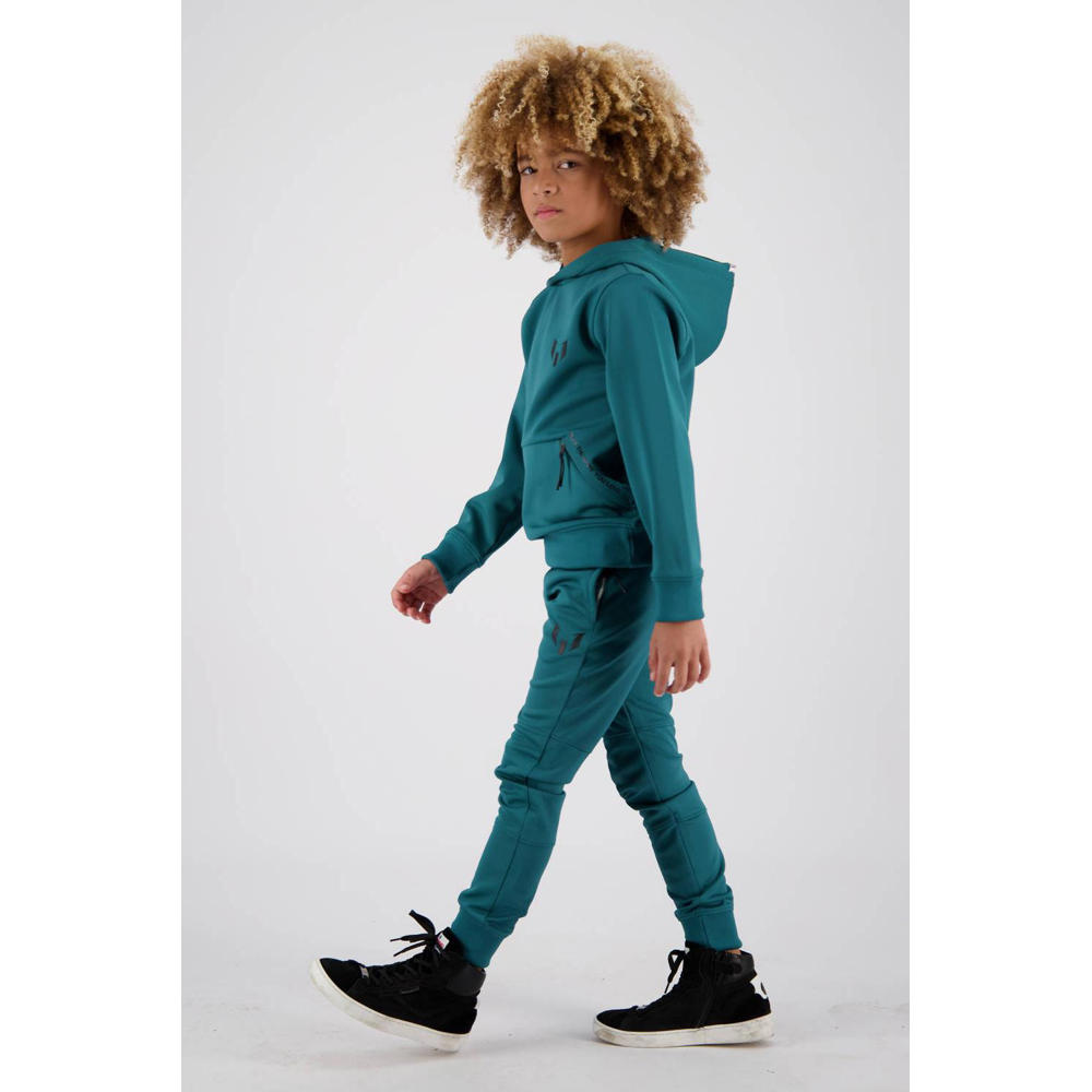 Vingino x Messi hoodie Nantino met printopdruk diepblauw | kleertjes.com