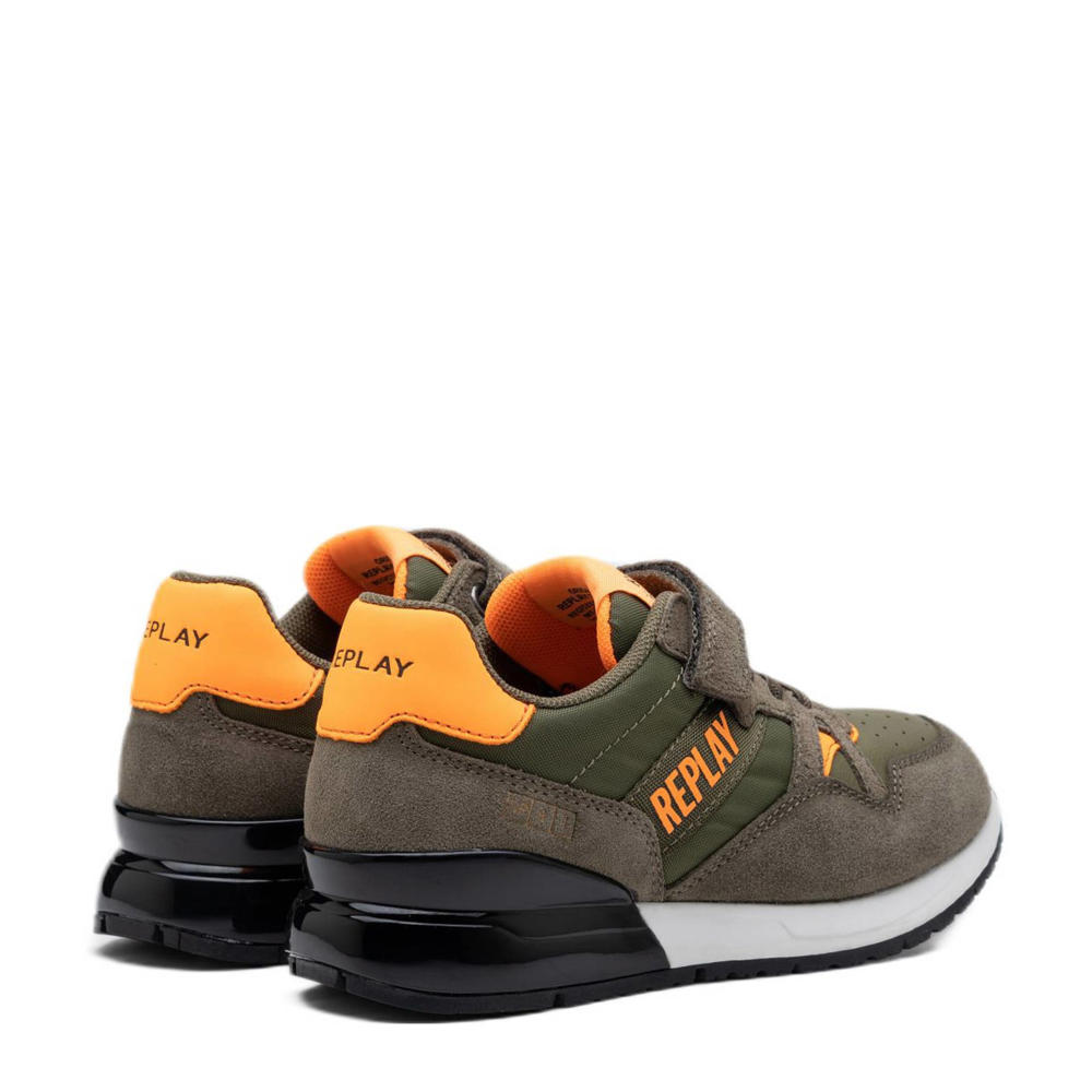 REPLAY sneakers groen/oranje kopen? | Morgen in huis | kleertjes.com