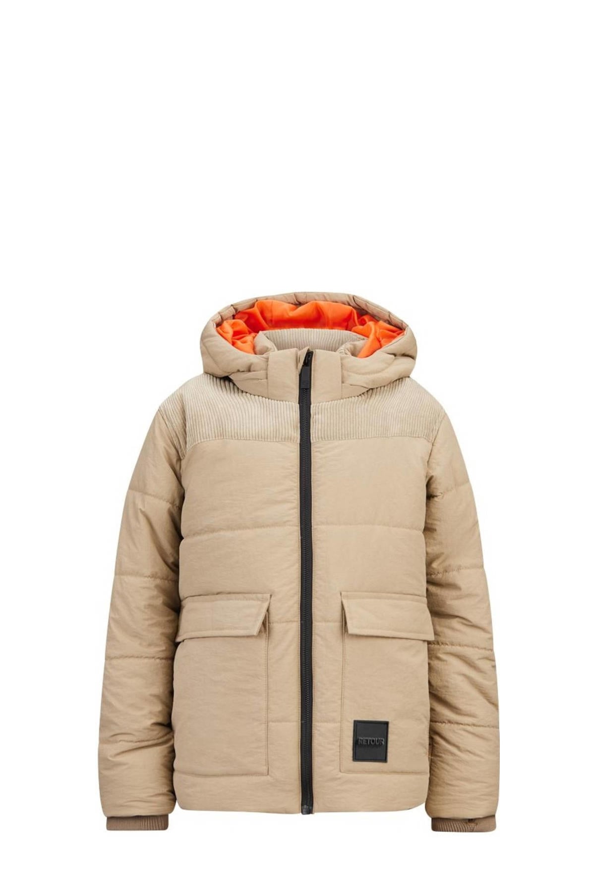 Retour Jeans gewatteerde winterjas Alex zand | kleertjes.com
