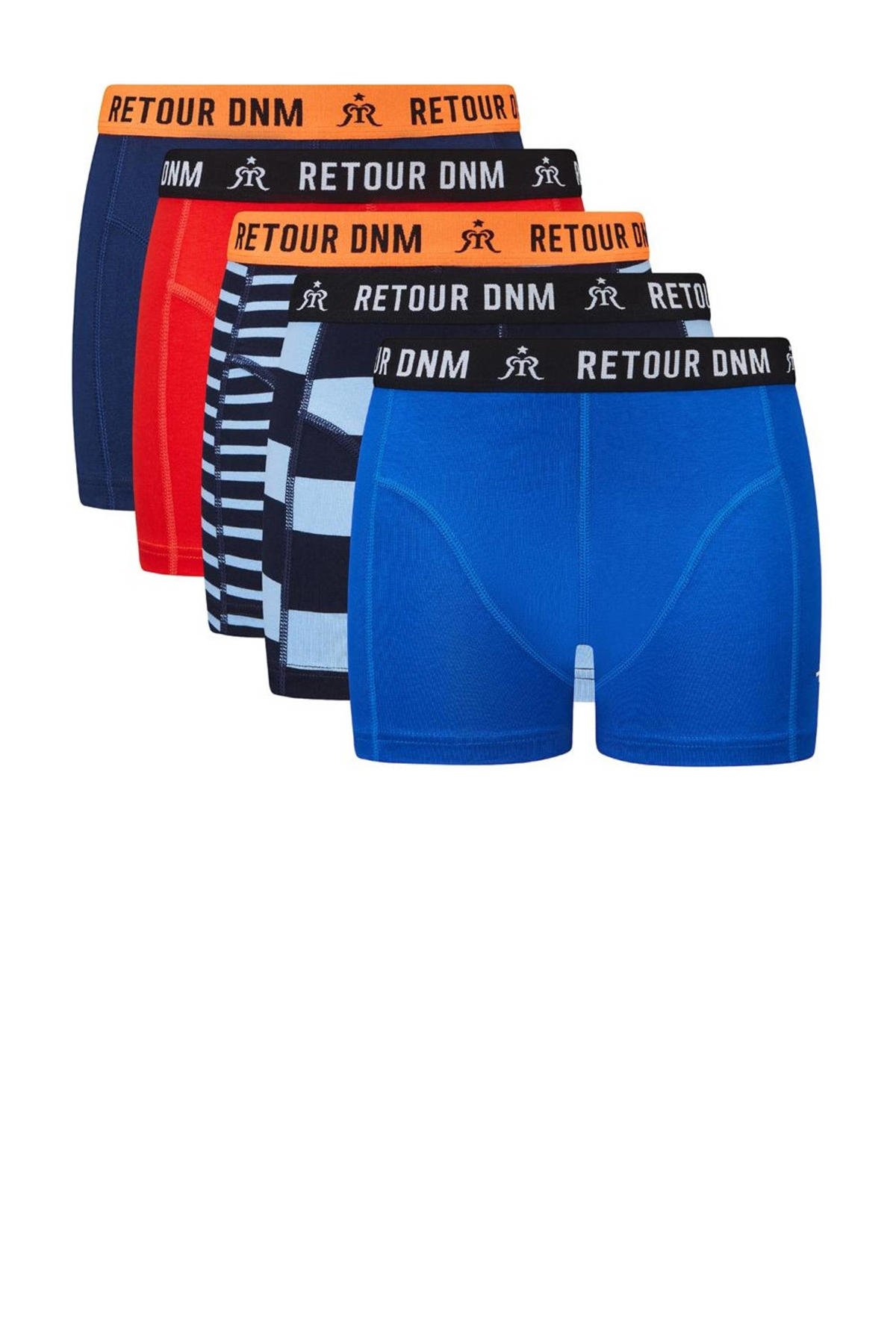 Retour Jeans boxershort Chaz - set van 5 multicolor | kleertjes.com