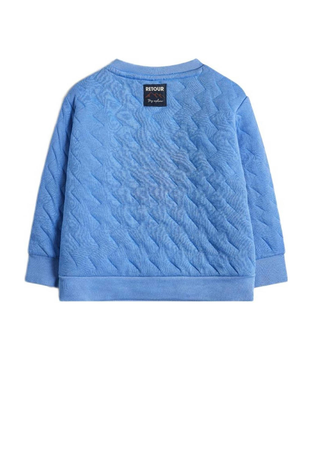 Retour X Anouk Matton sweater Pascal lichtblauw | kleertjes.com