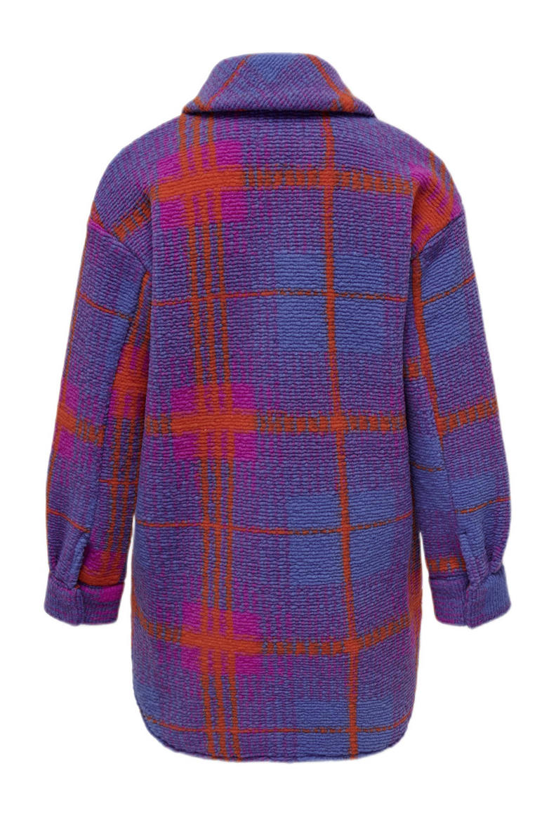 KIDS ONLY GIRL shacket tussenjas KOGNEWBRITT met all over print paars ...