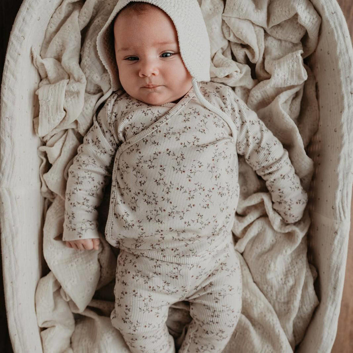 Yumi Baby new born overslag longsleeve Apple Branches | kleertjes.com