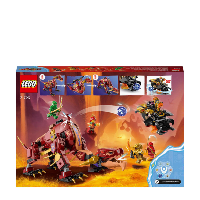 LEGO Ninjago Heatwave transformerende lavadraak 71793 | kleertjes.com
