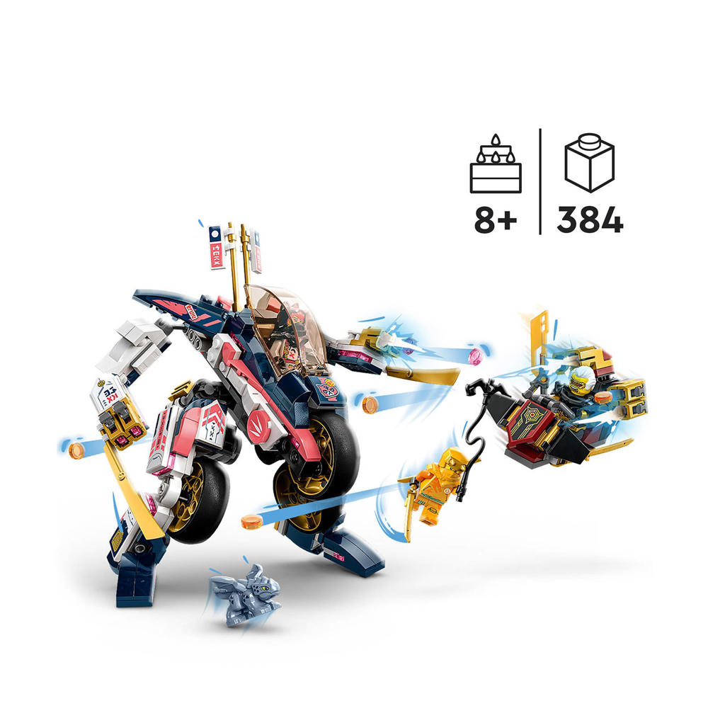 LEGO Ninjago Sora’s transformerende mecharacemotor 71792 | kleertjes.com