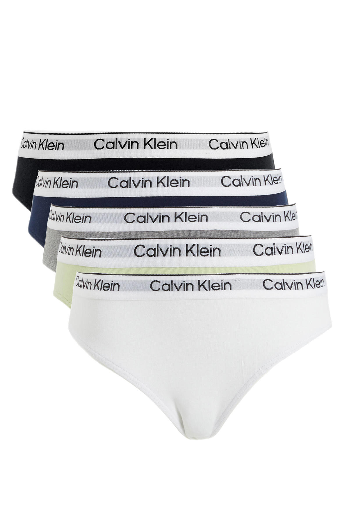 Calvin Klein Slip Set Van 5 Limezwartgrijswit