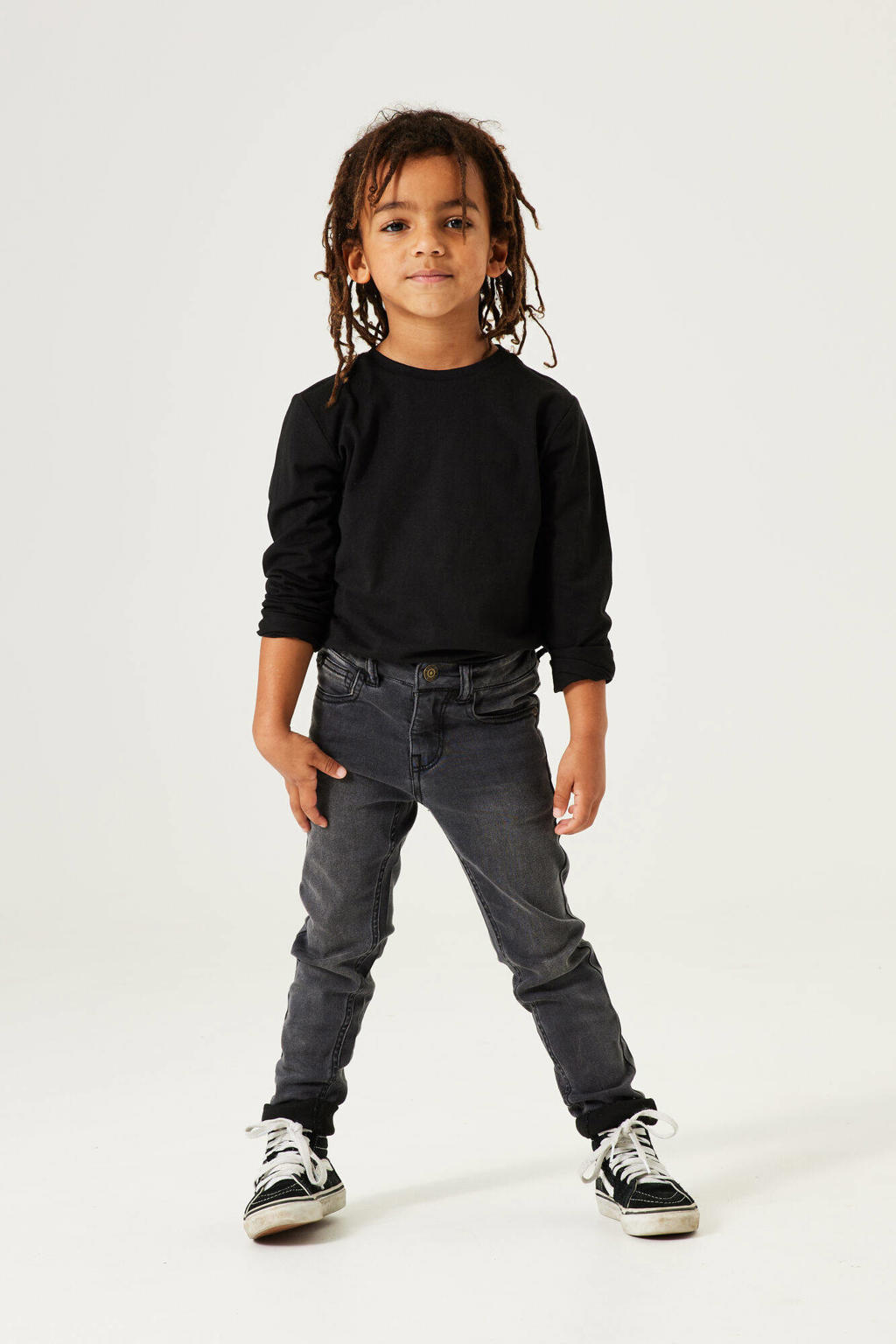 Garcia skinny jeans 370 Xevi medium used black | kleertjes.com