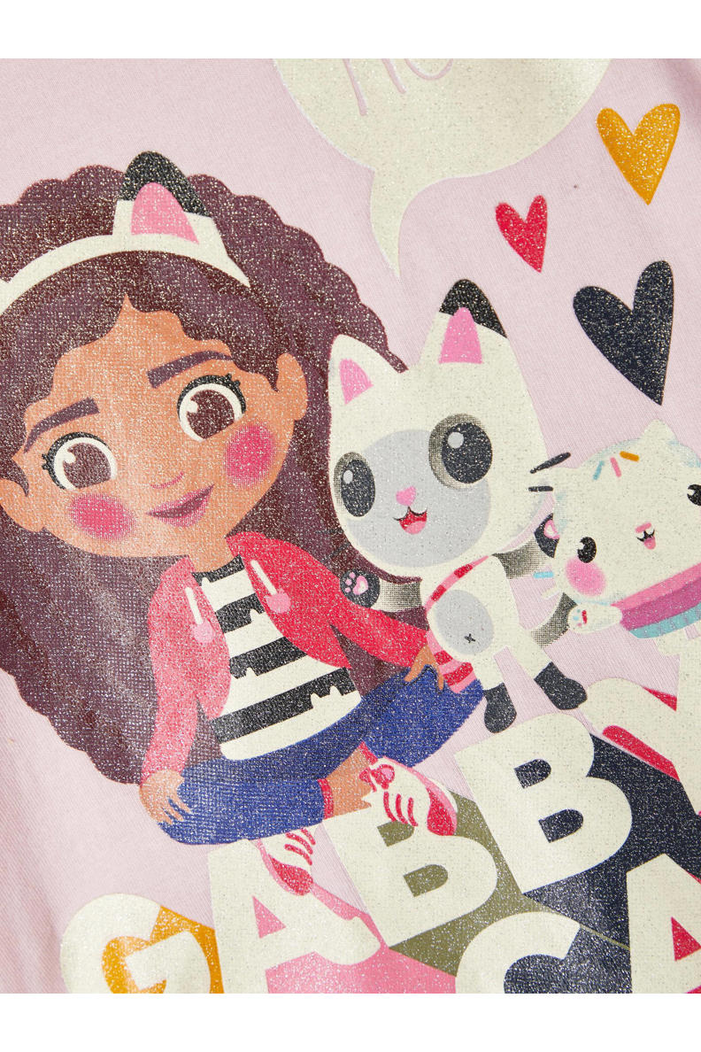 NAME IT MINI Gabby Cats T-shirt NMFAMIRA GABBY met printopdruk en ...
