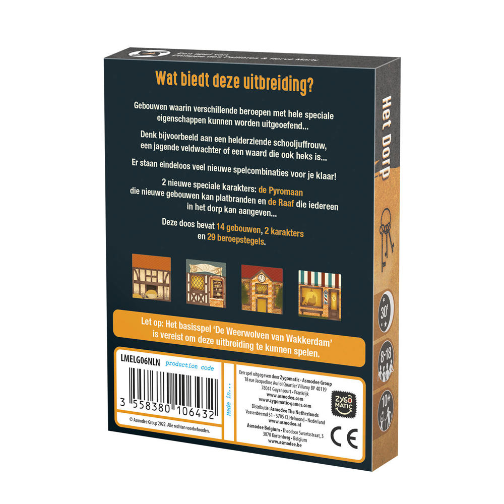 Zygomatic Board Game Studio De Weerwolven van Wakkerdam - Het Dorp | kleertjes.com