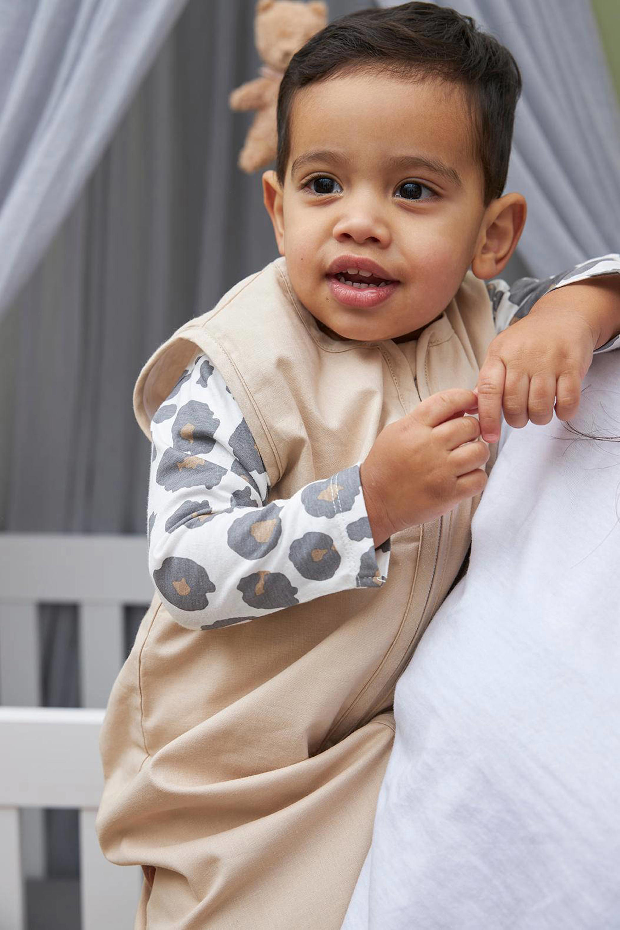 Meyco baby zomer slaapzak sand | kleertjes.com