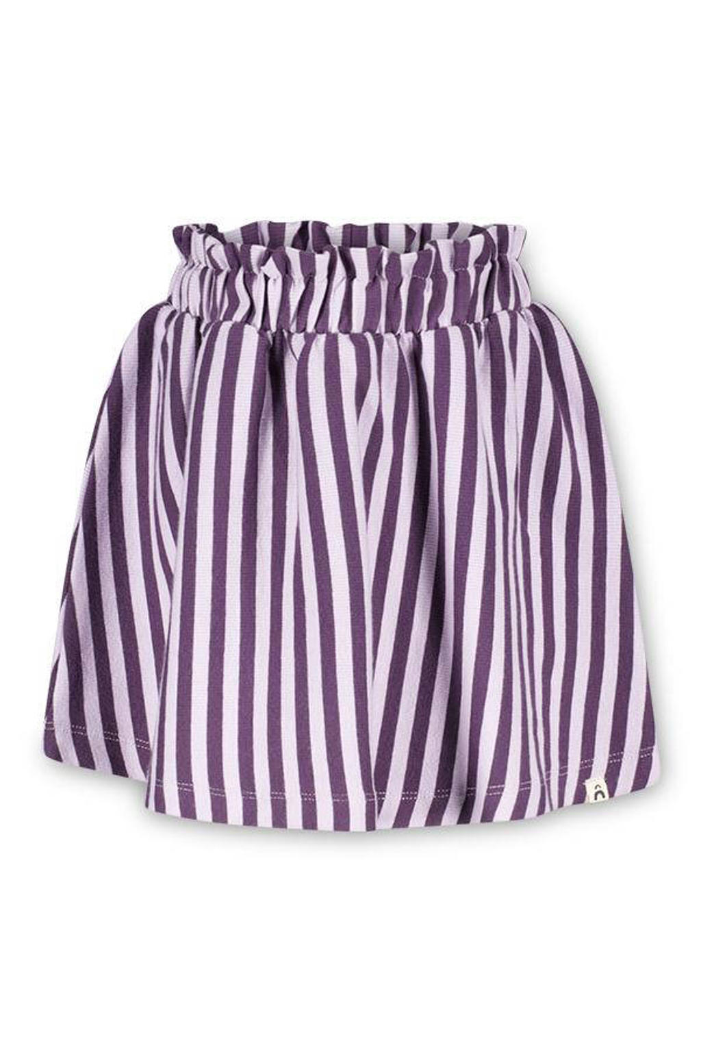 The New Chapter gestreepte rok paars | kleertjes.com