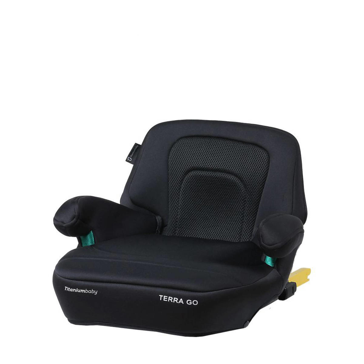 Titaniumbaby booster Terra GO i-Size 125-150 cm Black | kleertjes.com