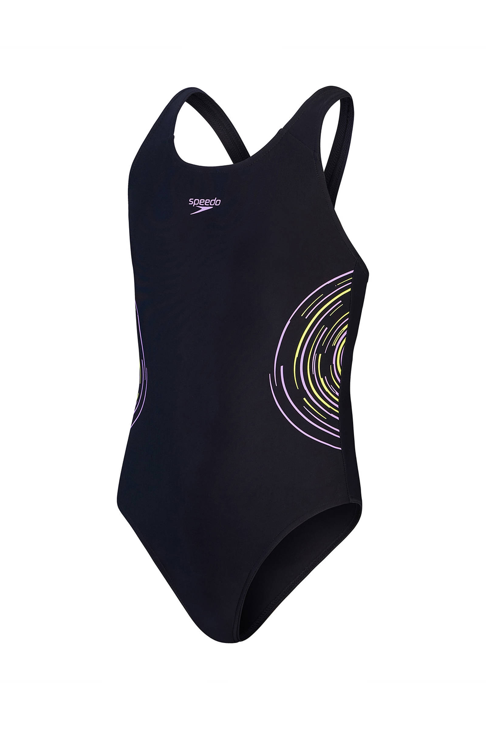 Speedo EnduraFlex sportbadpak Muscleback zwart/paars/blauw | kleertjes.com