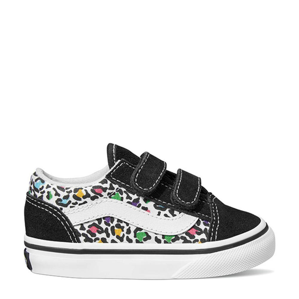 VANS Old Skool V sneakers zwart/multi | kleertjes.com