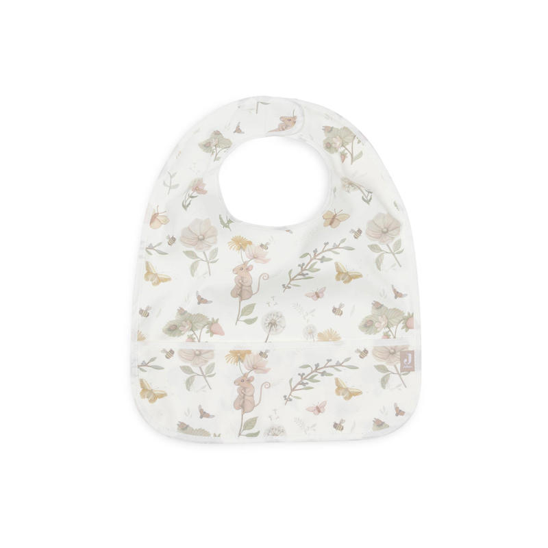 Jollein waterproof slab Dreamy Mouse - set van 2 Ivory | kleertjes.com