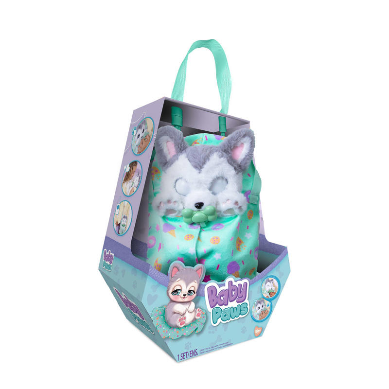 IMC Toys baby paws husky interactieve knuffel | kleertjes.com
