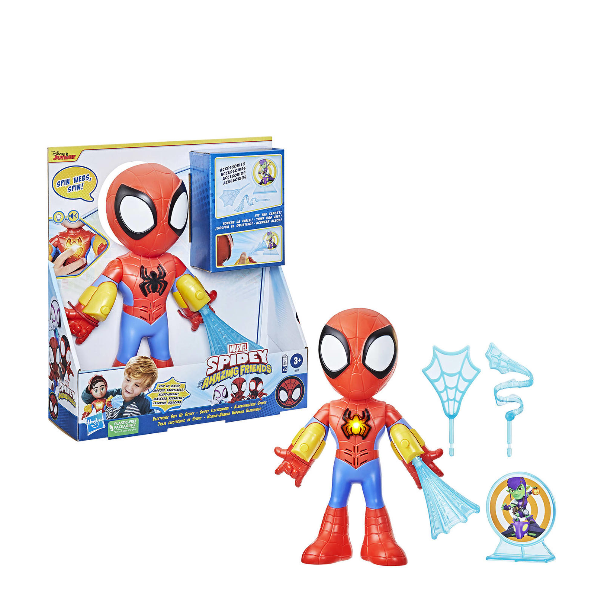 Marvel Spidey And His Amazing Friends Electronic Suit Up Spidey ...