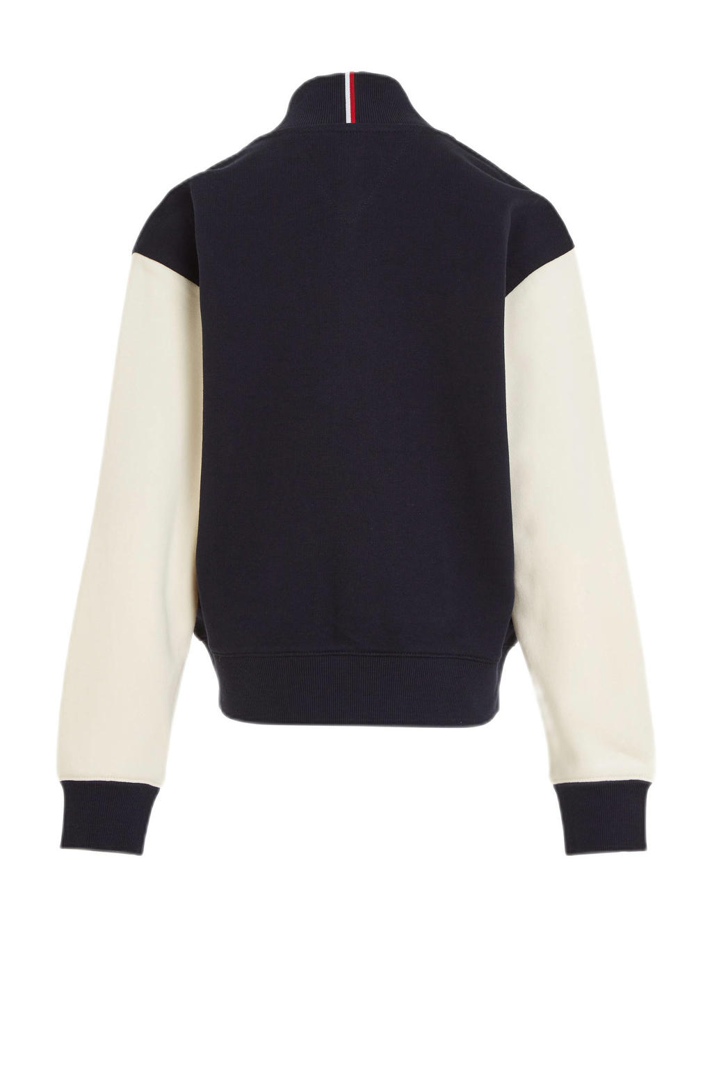 Tommy Hilfiger Bomberjack Met Logo Zwartbeigeblauw