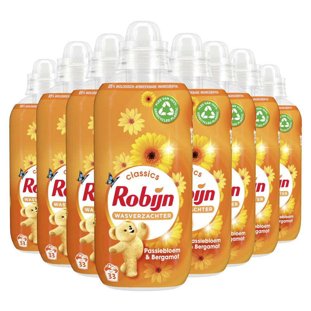 Robijn Classics Wasverzachter Passiebloem & Bergamot - 8 x 33 ...