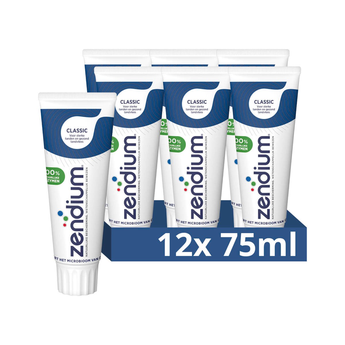 Zendium Classic tandpasta - 12 x 75 ml | kleertjes.com