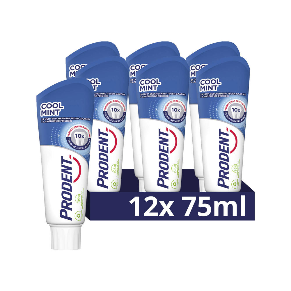 Prodent Cool Mint tandpasta - 12 x 75 ml | kleertjes.com