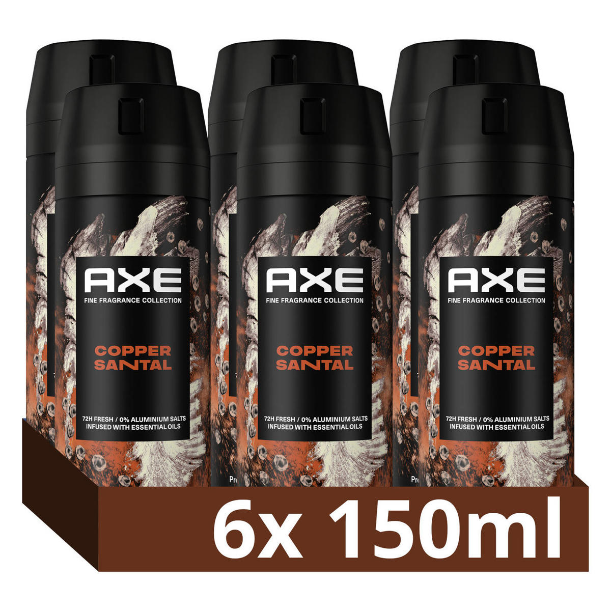 Axe Fine Fragrance Collection Copper Santal premium deodorant bodyspray ...