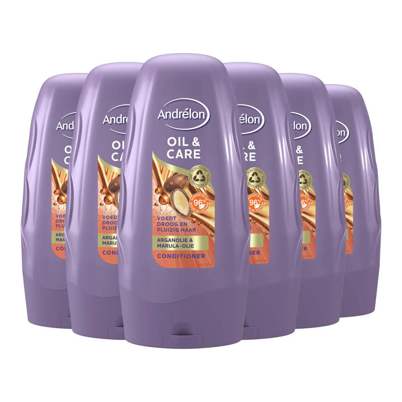 Andrélon Oil & Care conditioner - 6 x 250 ml | kleertjes.com
