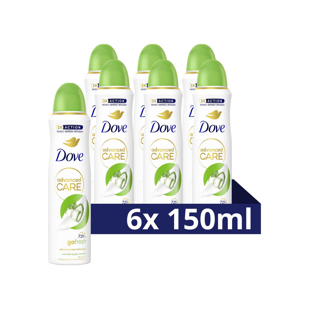 Dove Advanced Care Go Fresh Cucumber & Green Tea anti-transpirant ...
