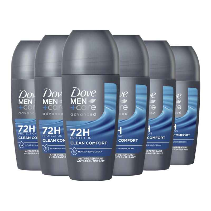 Dove Men+Care Advanced Clean Comfort anti-transpirant deodorant roller ...