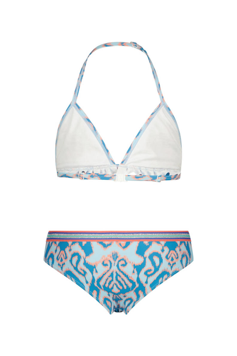 Vingino triangel bikini Zohara met ruches blauw | kleertjes.com