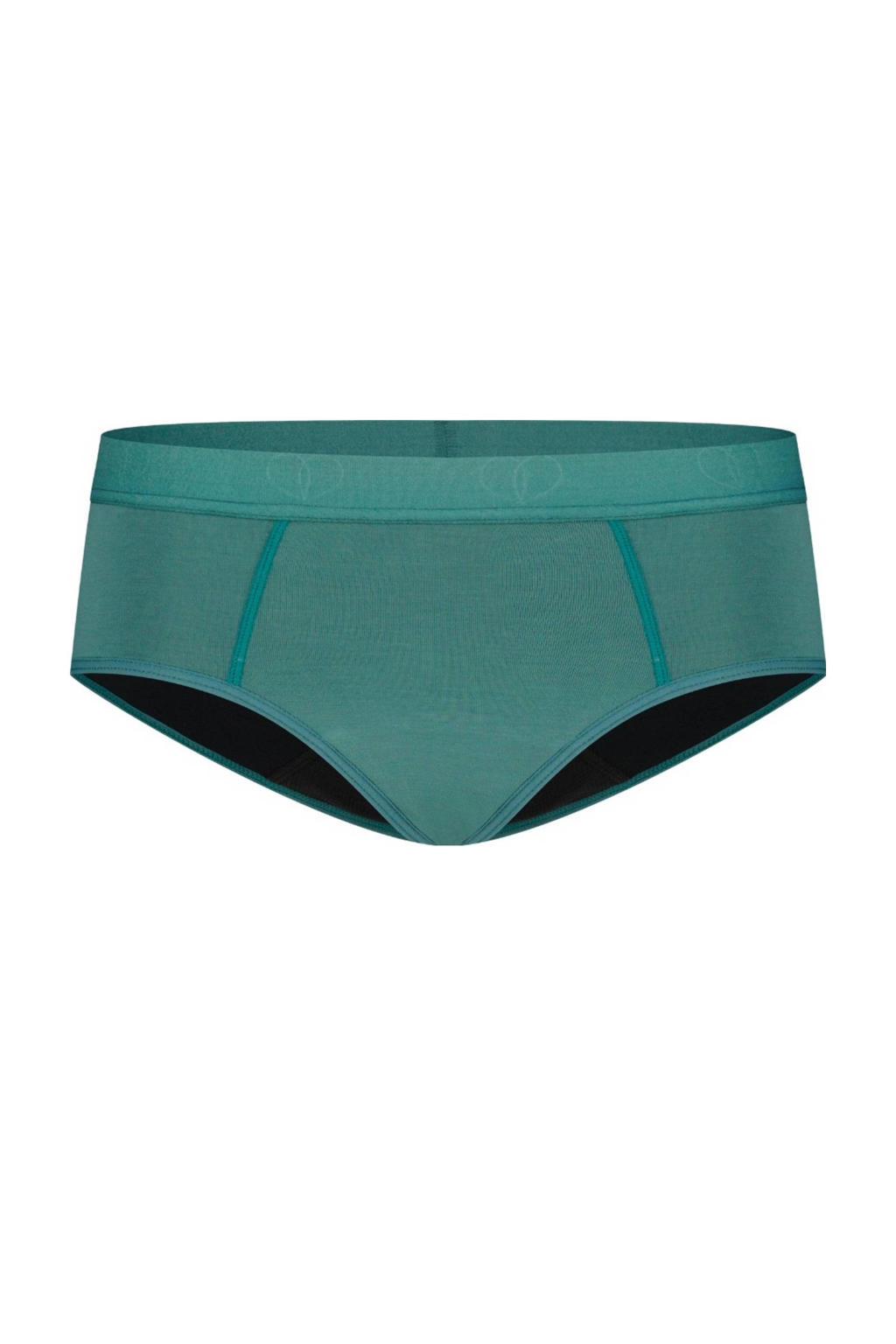 Moodies Undies hipster menstruatieslip Medium groen | kleertjes.com