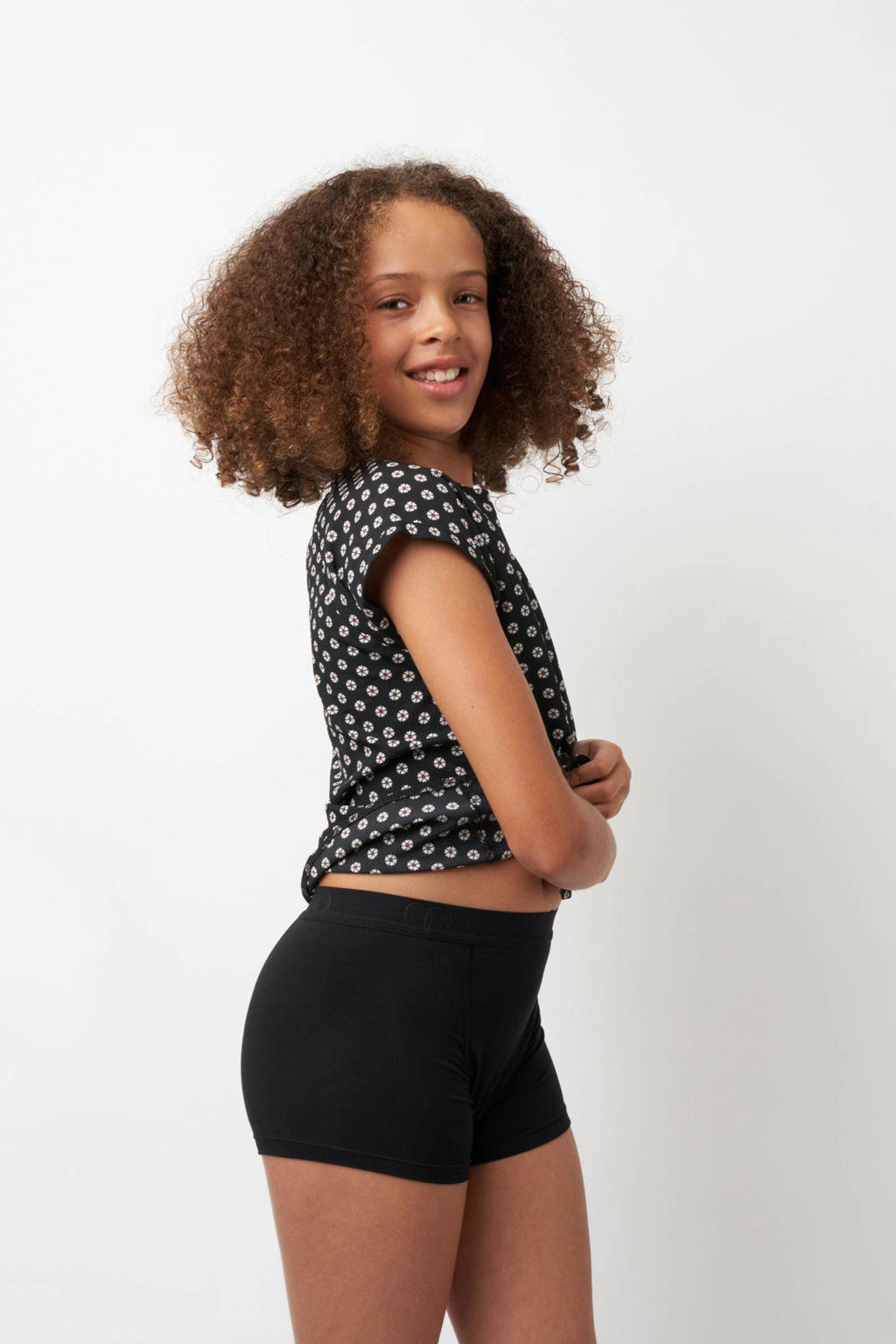 Moodies Undies boyshort menstruatieslip Medium/Heavy zwart | kleertjes.com