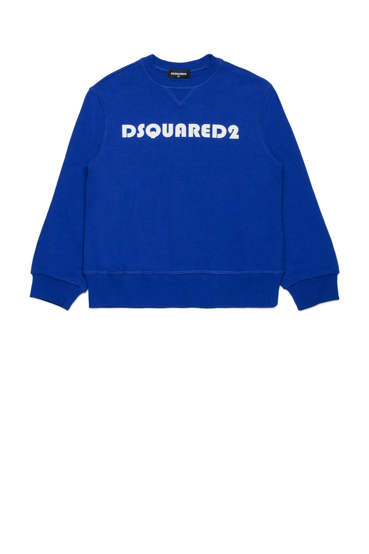 Dsquared2 sweater FELPA met logo donkerblauw | kleertjes.com
