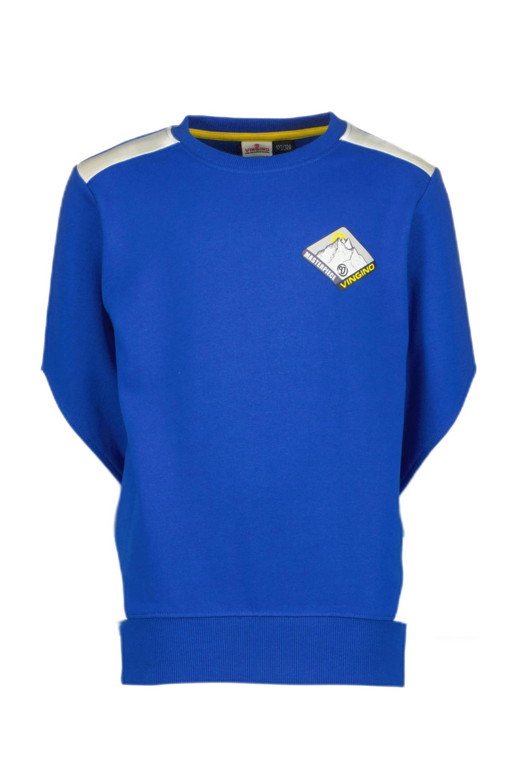 Vingino sweater Nandoo met logo helderblauw | kleertjes.com