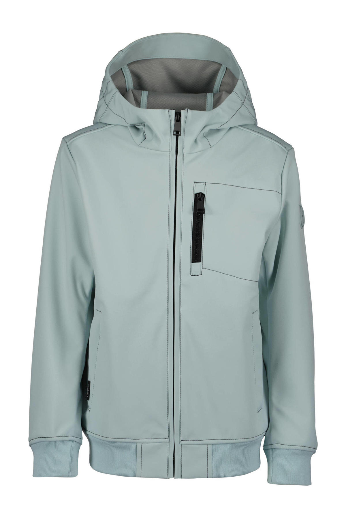 Airforce softshell jas zomer blauw | kleertjes.com