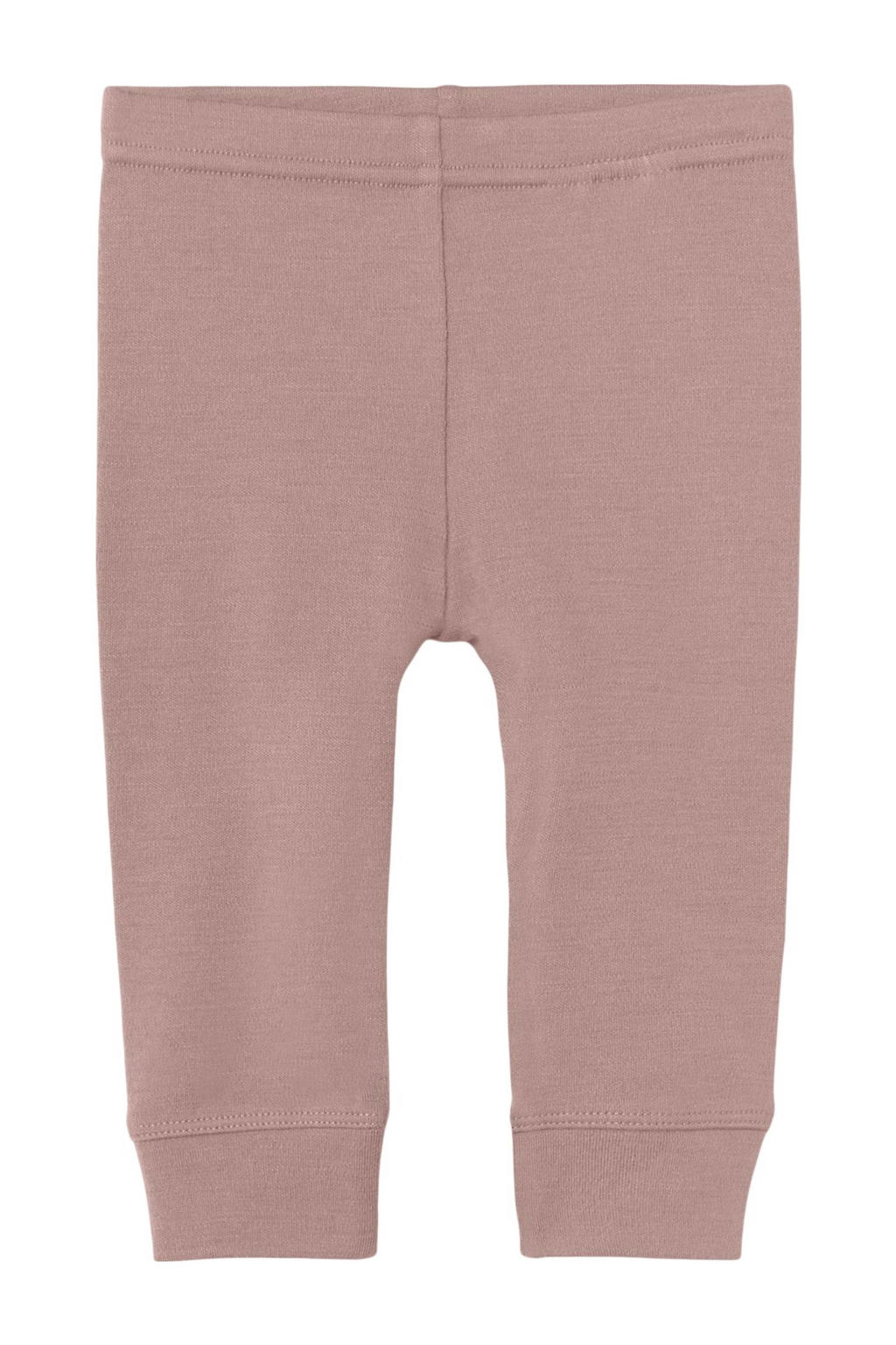 NAME IT BABY baby wollen regular fit broek NBFWILLOW oudroze ...