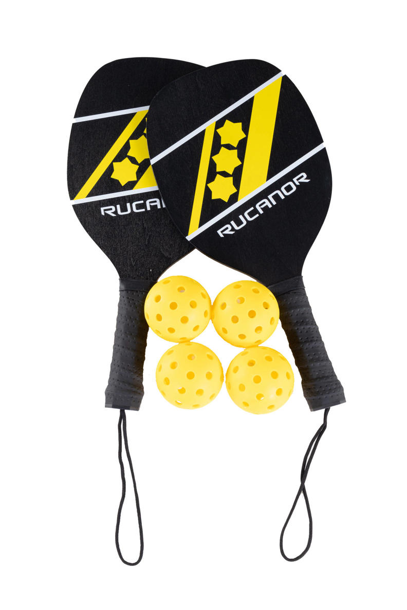 Rucanor beachbalset zwart/geel | kleertjes.com