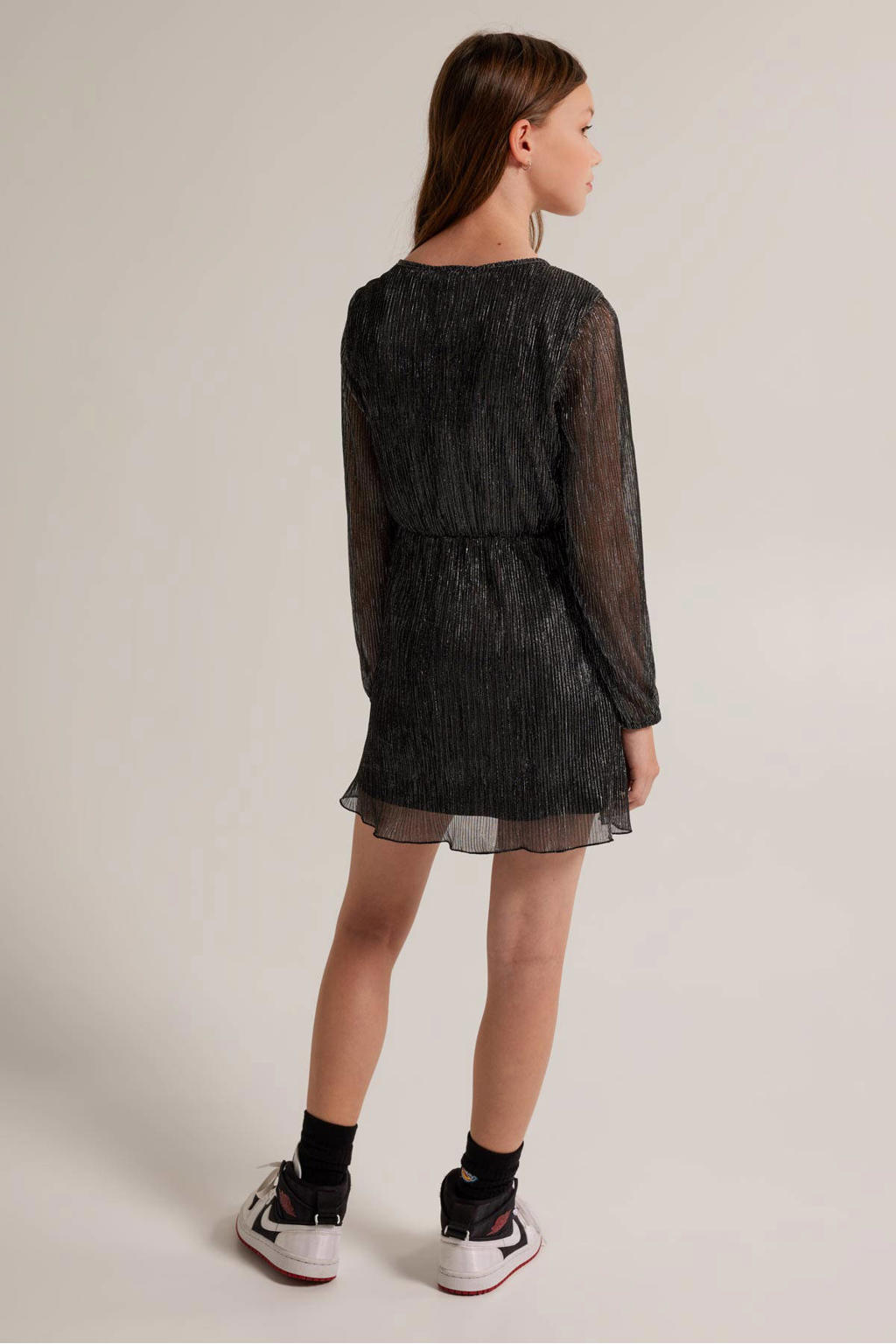 America Today jurk Daelin X zwart/zilver | kleertjes.com