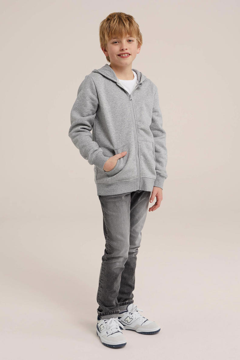 WE Fashion Blue Ridge slim fit jeans grey denim | kleertjes.com