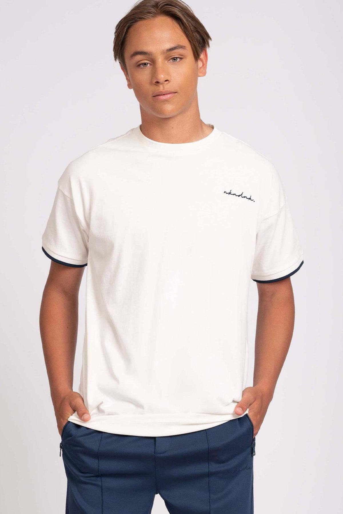NIK&NIK T-shirt Label offwhite | kleertjes.com