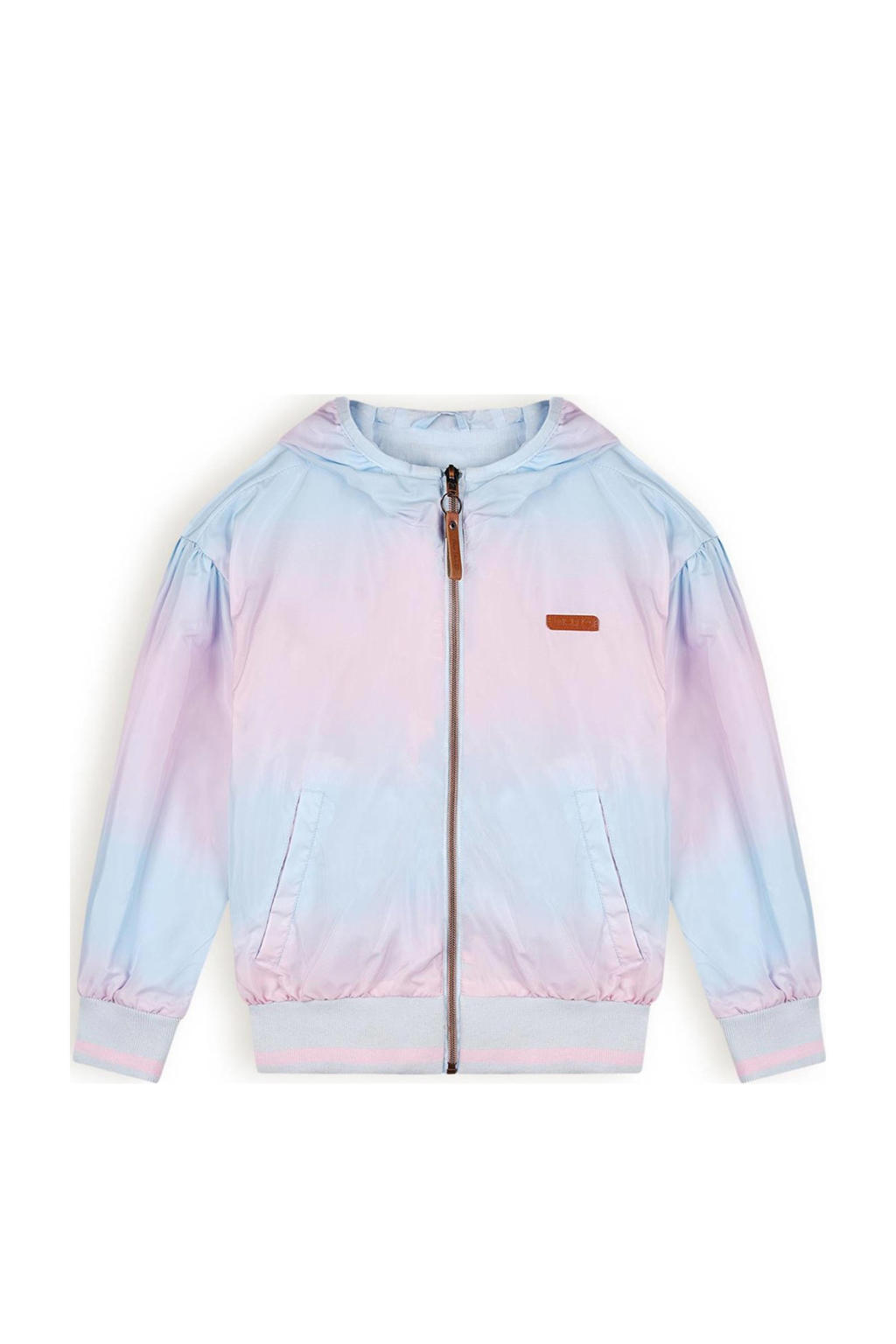 NONO zomerjas Beau lichtroze/lichtblauw | kleertjes.com
