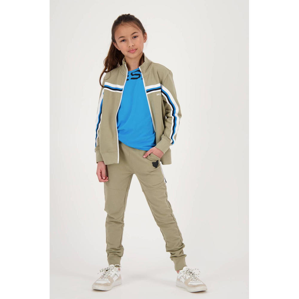 Vingino x Messi sweatvest Oyen groen | kleertjes.com
