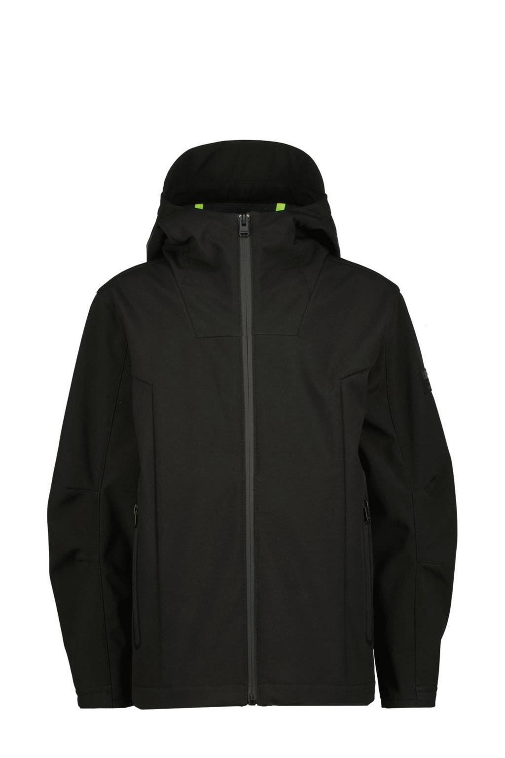 Vingino softshell jas zomer Twist zwart | kleertjes.com