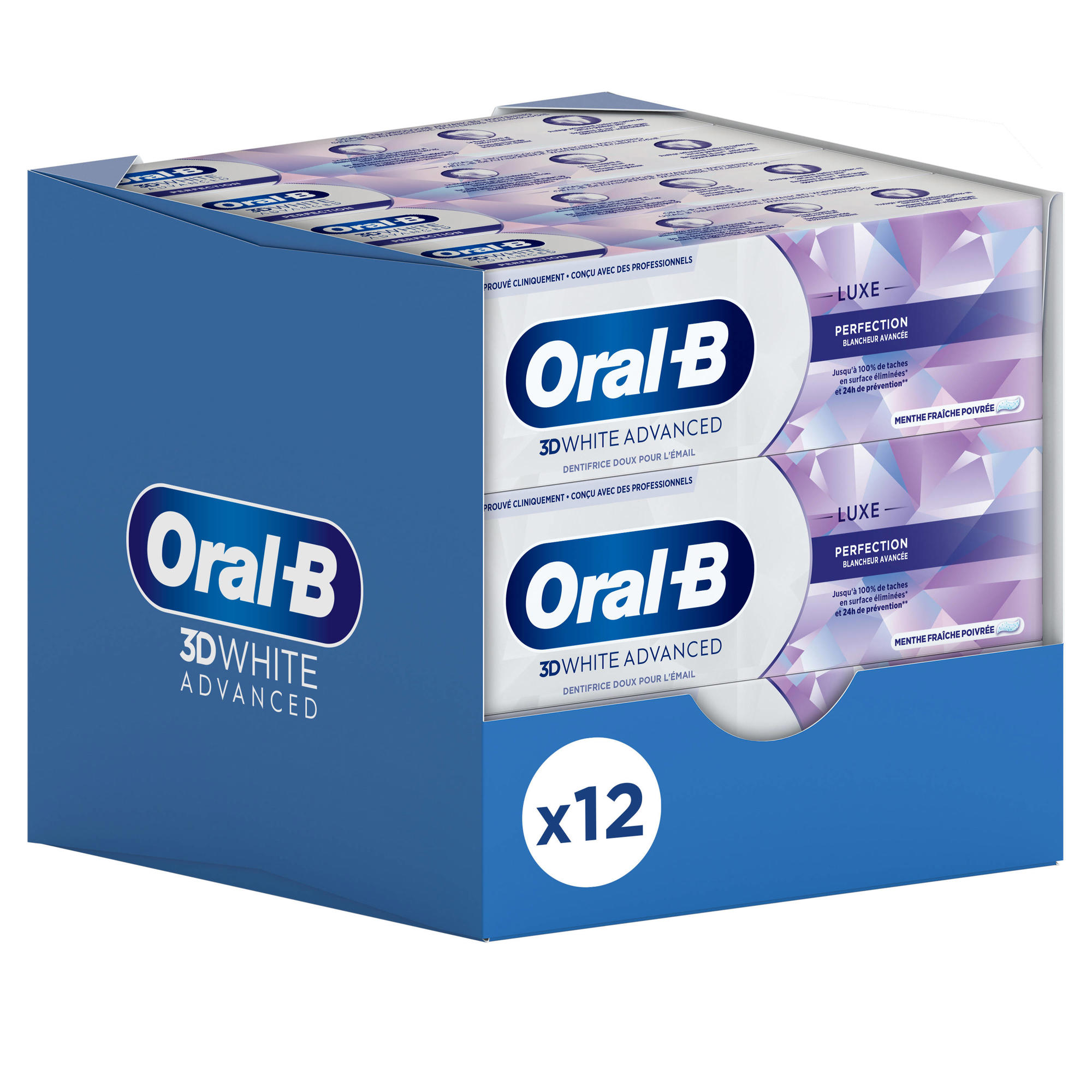 Oral-B 3DWhite Advanced Luxe Perfection tandpasta - voordeelverpakking ...