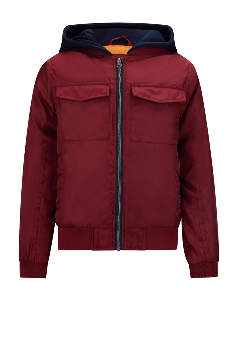 Retour Jeans zomerjas Duco donkerrood/donkerblauw | kleertjes.com Retour Jeans zomerjas Duco donkerrood/donkerblauw | kleertjes.com