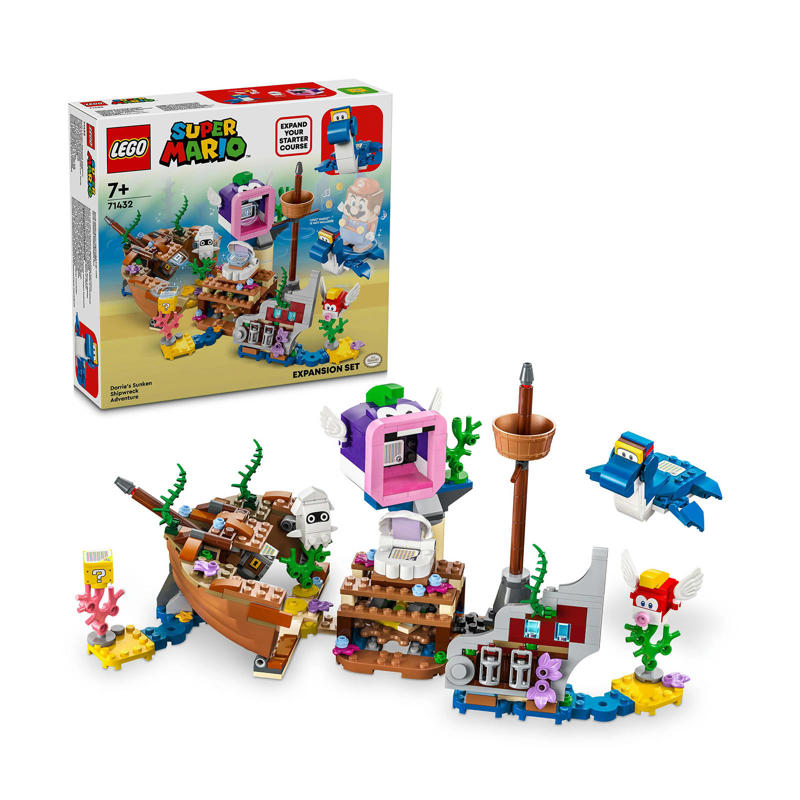 LEGO Super Mario Uitbreidingsset: Dorries gezonken scheepswrak ...