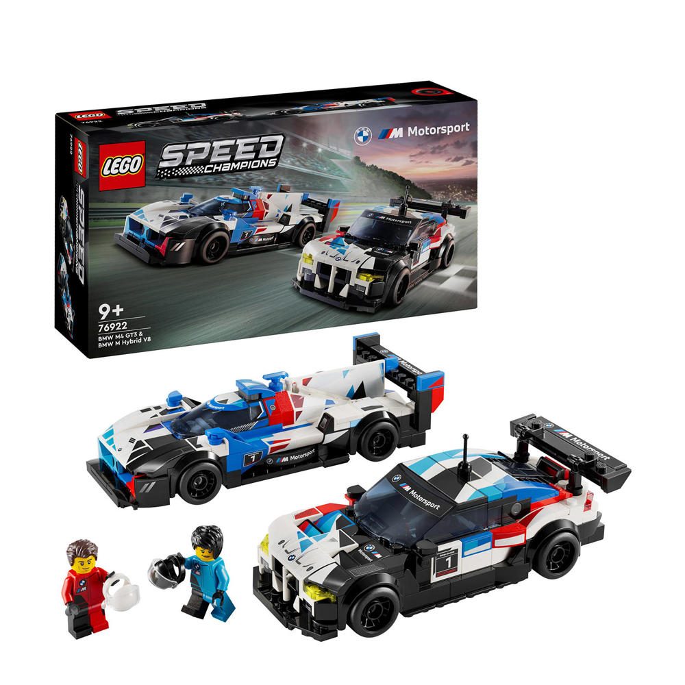 LEGO Speed Champions BMW M4 GT3 & BMW M Hybrid V8 racewagens 76922 ...