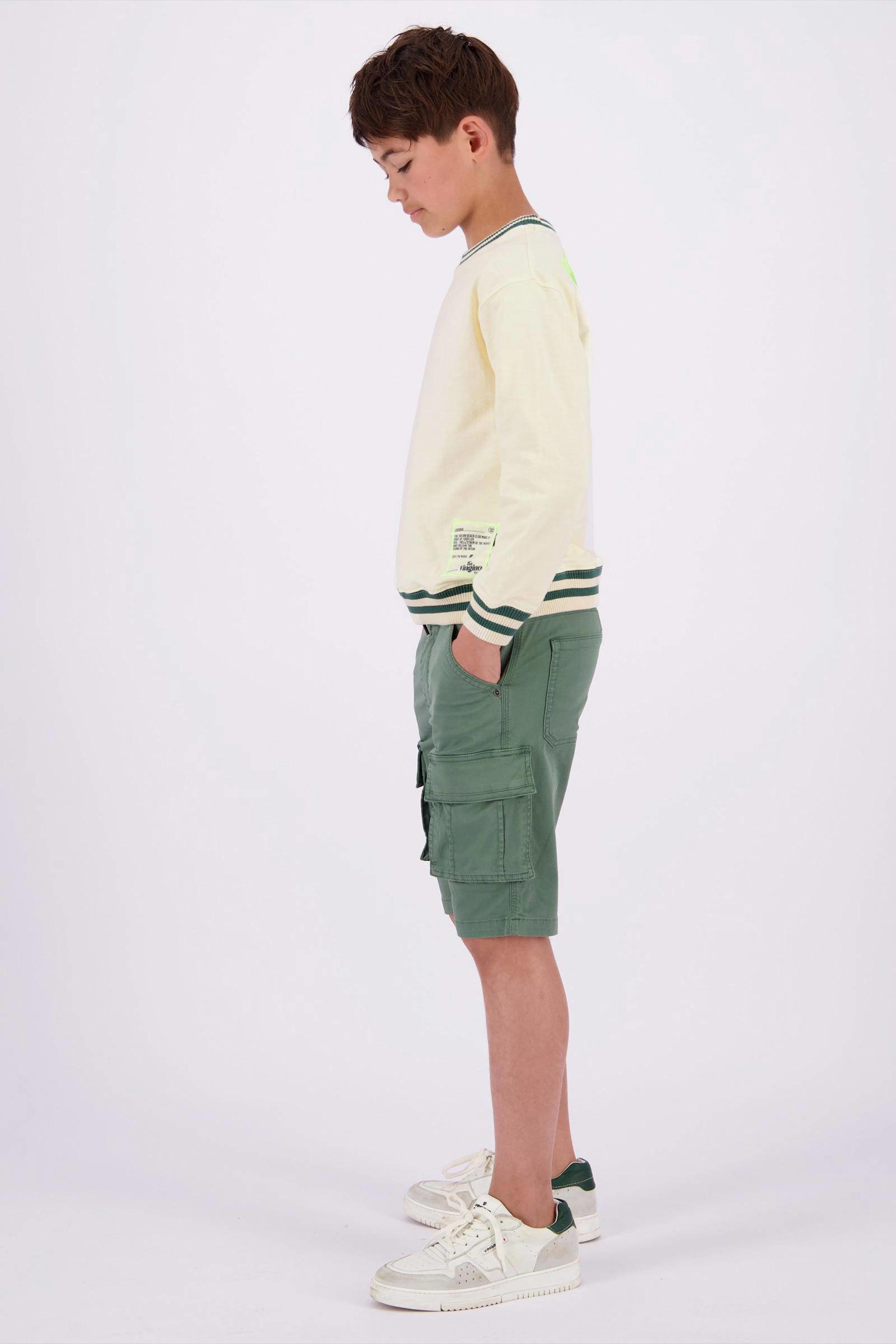 Vingino cargo short Cliff zachtgroen | kleertjes.com