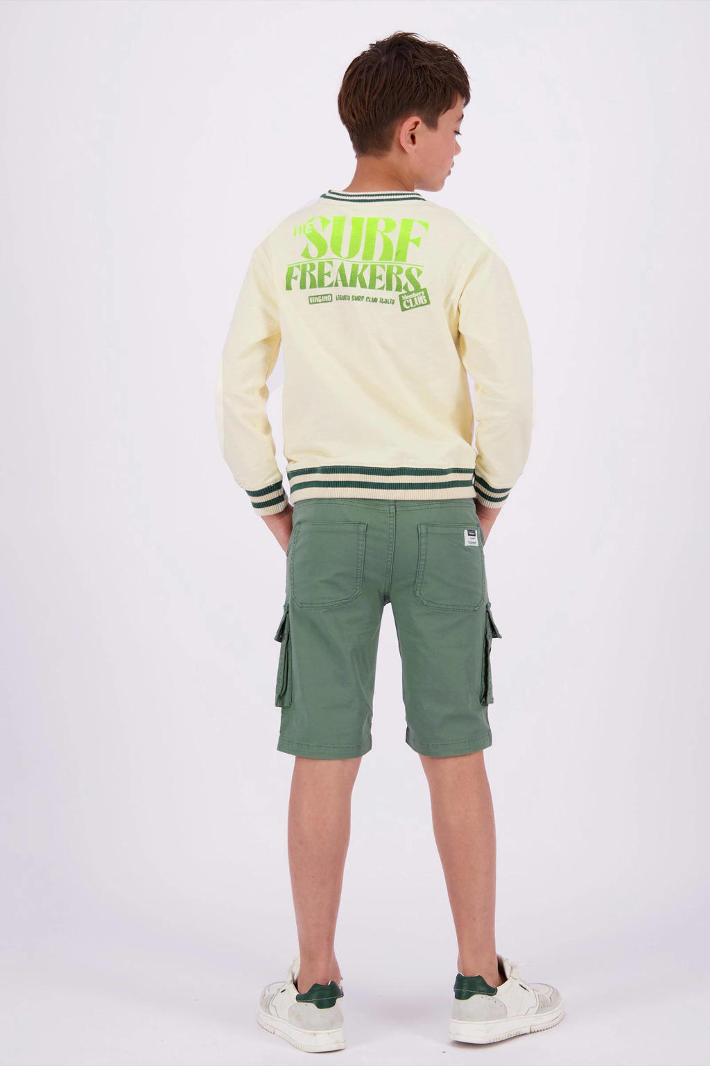 Vingino cargo short Cliff zachtgroen | kleertjes.com