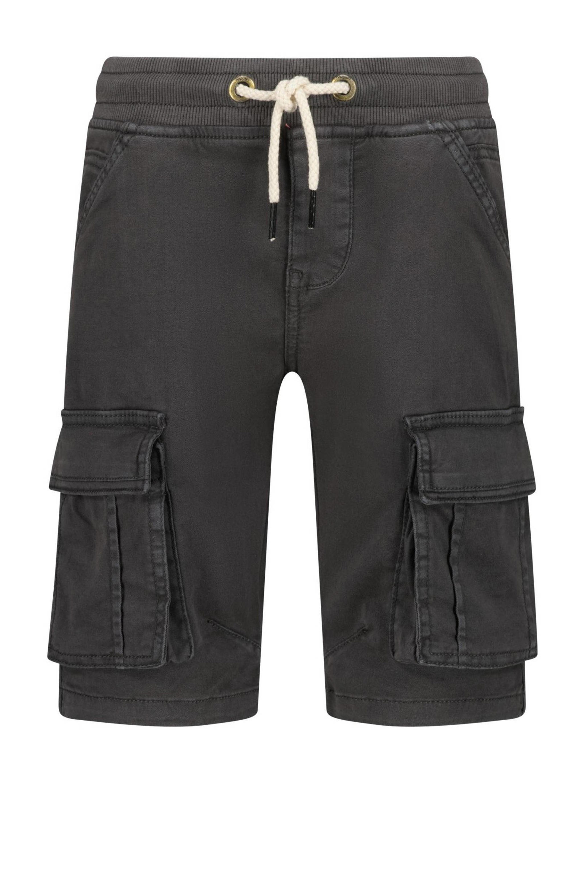 Vingino cargo short Cliff donkergrijs | kleertjes.com